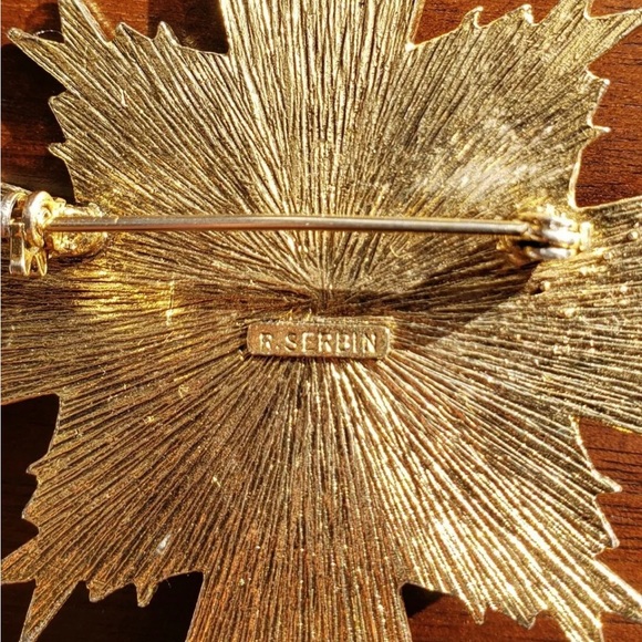 Richard Serbin | Jewelry | Richard Serbin Vintage Green Maltese Cross ...